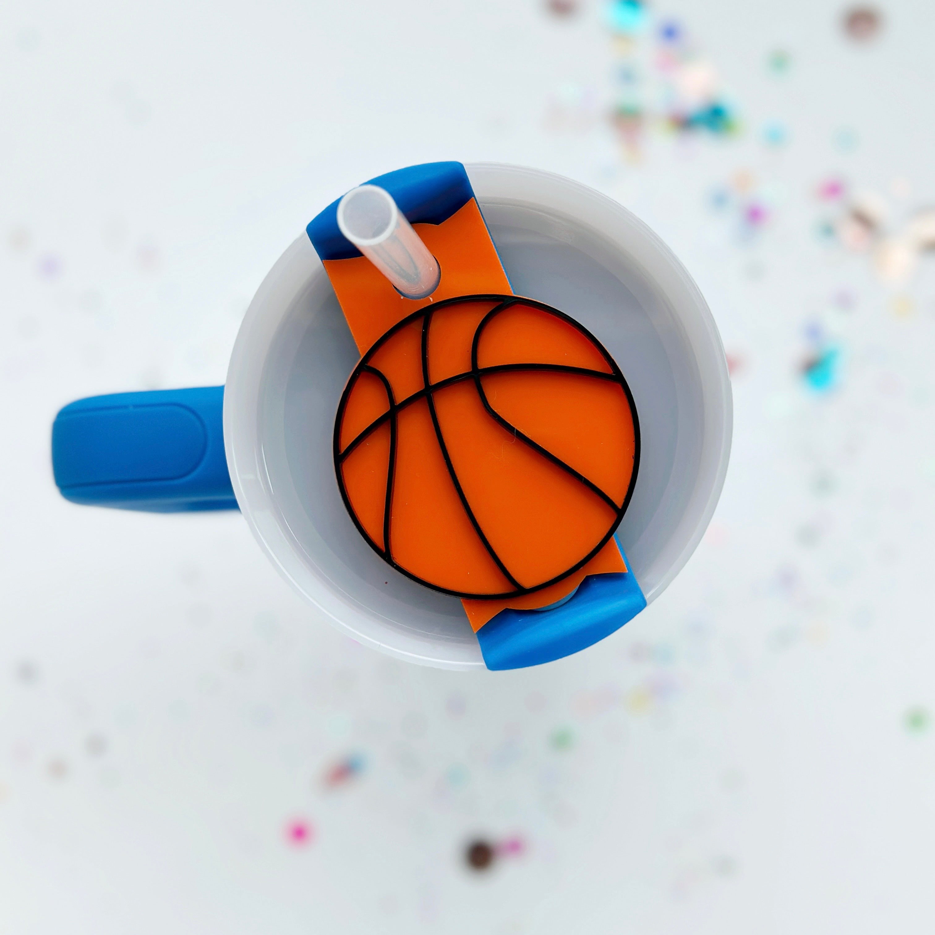Basketball Stanley Topper (customizable) – Chalk Designs By Me